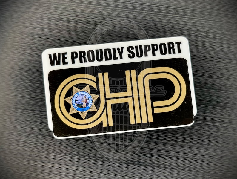 California Highway Patrol Supporter State Police Sticker Decal CHP FOP ...