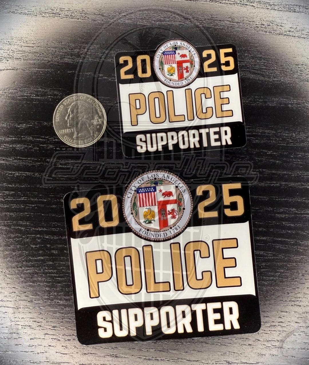 X2 2025 Los Angeles Police Department 2” & 3” Supporter Sticker Decals ...