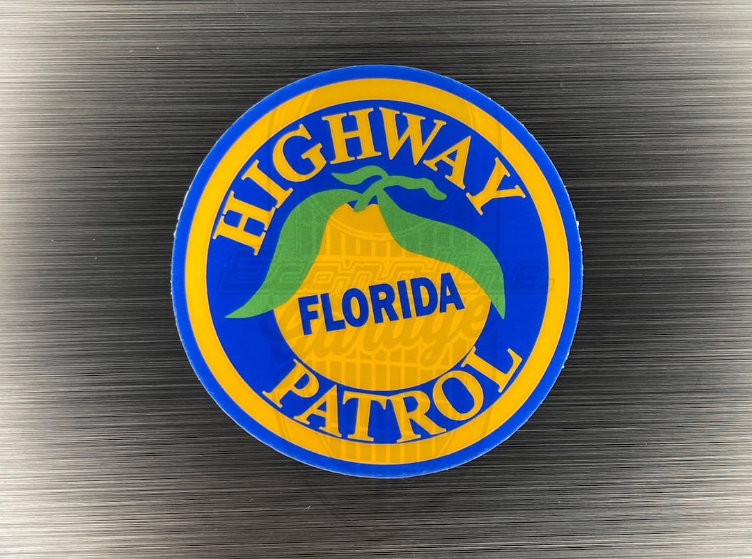 Florida Highway Patrol State Police Sticker 2.5" Round - Etsy