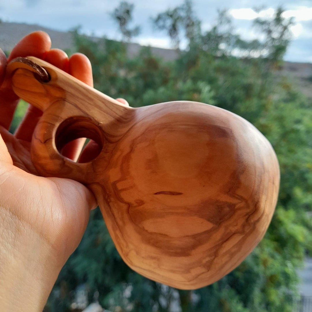 Olive Wood Kuksa, Camping Cup - Etsy