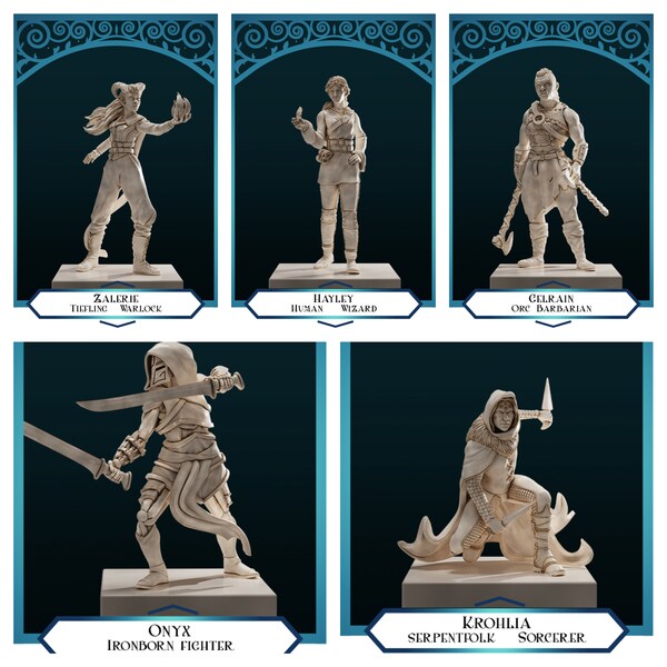 Miniature Characters - Etsy