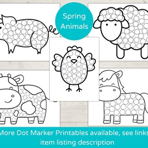 Pond Unit Dot Marker Printables/ Do a Dot Printable/ Pond | Etsy
