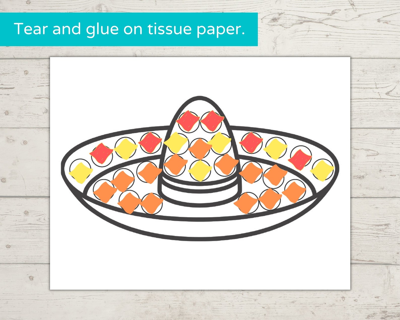 Cinco De Mayo Dot Marker Printables/ Do a Dot Printable/ Cinco De Mayo ...