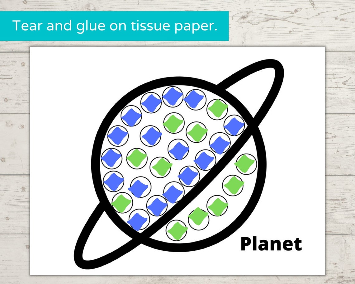 Space Theme Dot Marker Printables/ Do a Dot Printable/ Toddler Activity ...