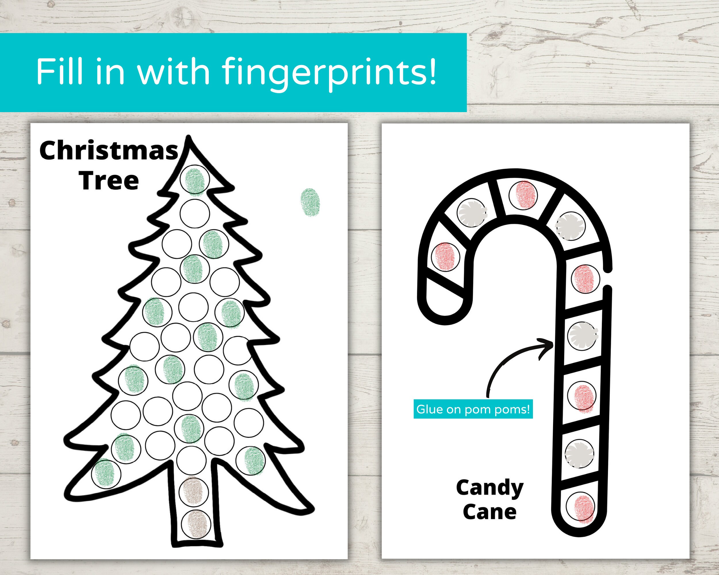 Christmas Dot Marker Printables/ Do a Dot Printable/ Toddler Activity ...