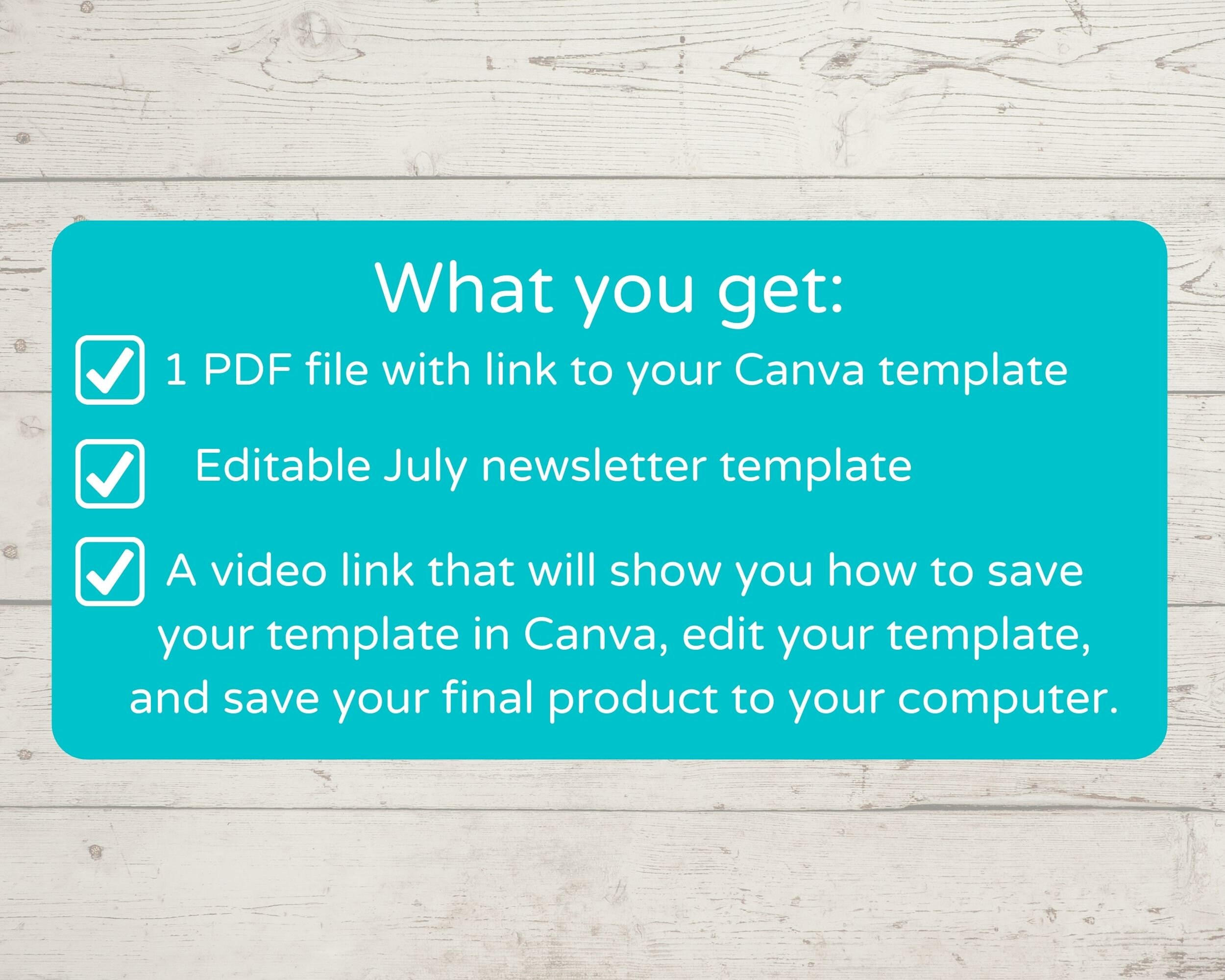 July Daycare Newsletter Template/ Preschool Newsletter Template/ July ...