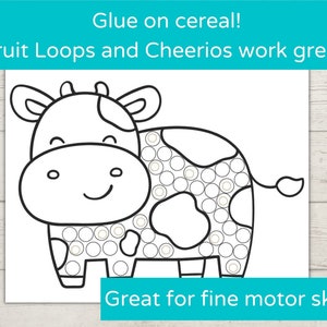 Farm Dot Marker Printables/ Do a Dot Printable/ Farm Toddler Activity ...