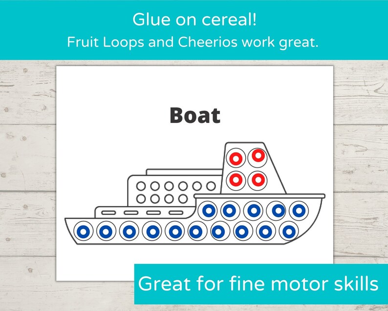 Transportation Dot Marker Printables/ Do a Dot Printable/ Toddler ...