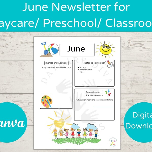 Newsletter Template - Etsy