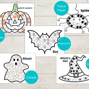 Halloween Dot Marker Printables/ Do a Dot Printable/ Toddler Activity ...
