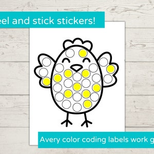 Spring Animals Dot Marker Printables/ Do a Dot Printable/ Baby Animals ...