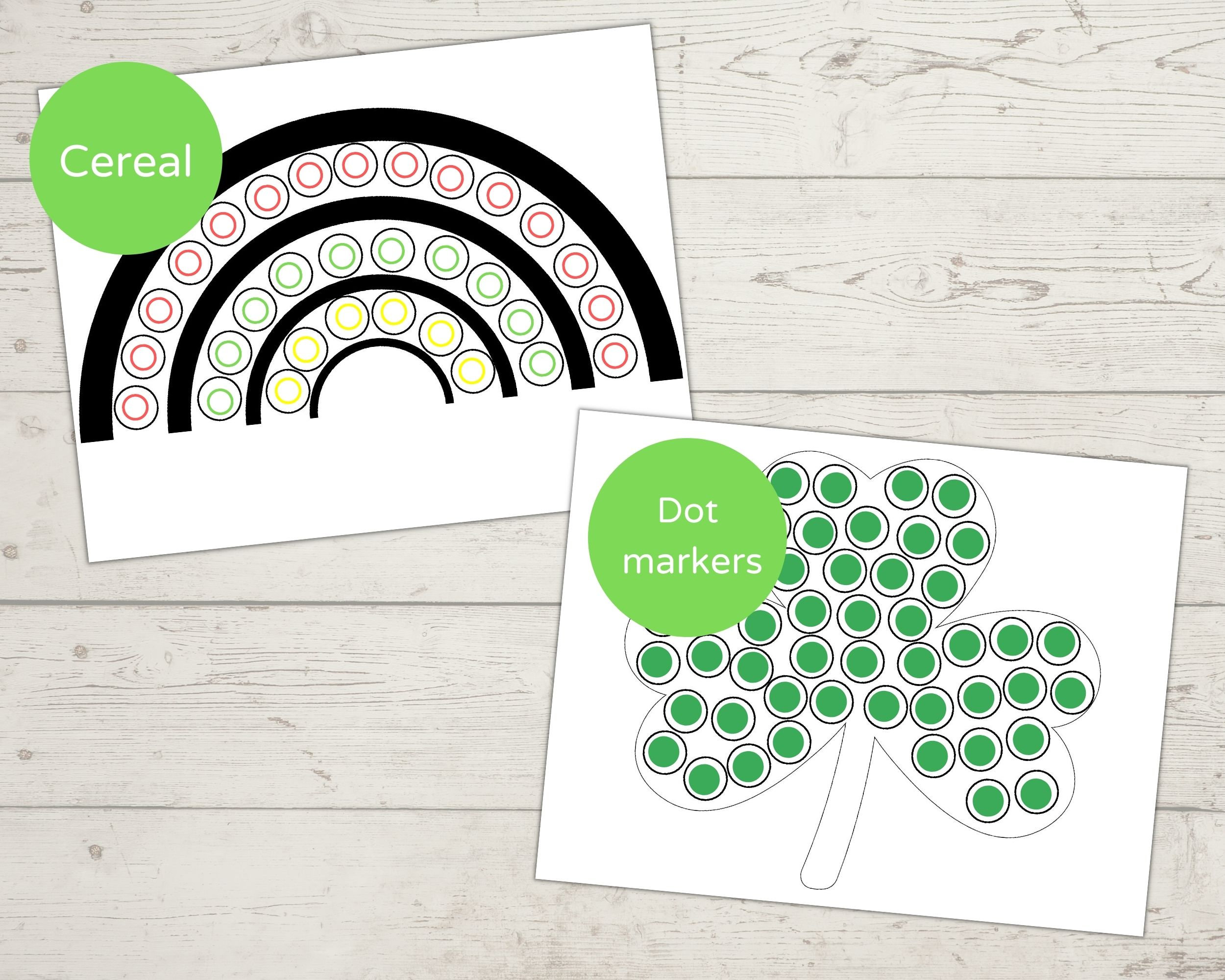 St Patrick's Day Dot Marker Printable/ Do a Dot Printable/ St Patrick's ...