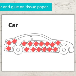 Transportation Dot Marker Printables/ Do a Dot Printable/ Toddler ...