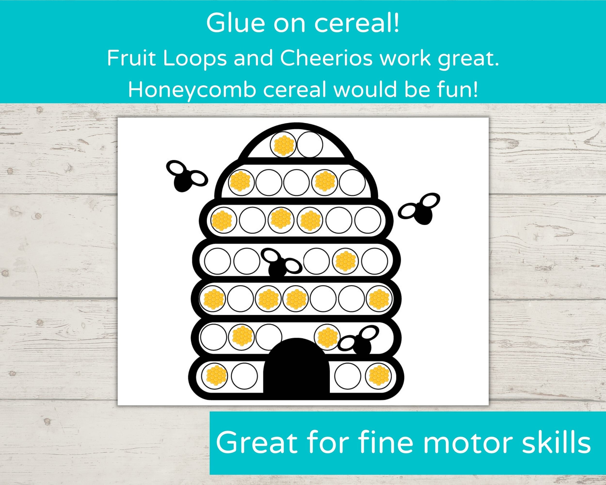 Bees and Flowers Dot Marker Printables/ Do a Dot Printable/ Toddler ...