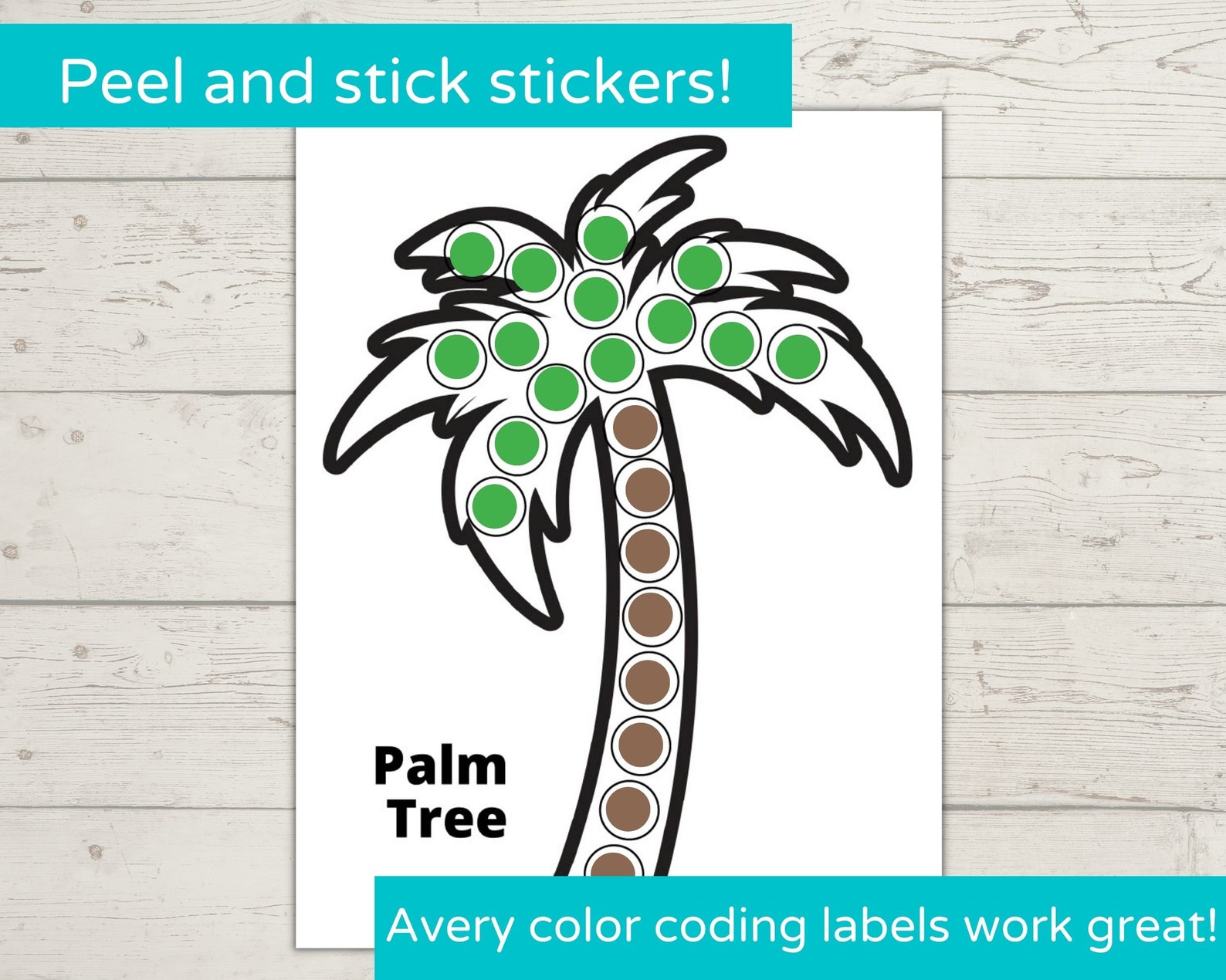 Beach Theme Dot Marker Printables/ Do a Dot Printable/ Toddler Activity ...