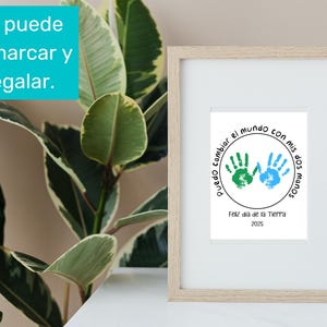 Día De La Tierra Handprint Art / Earth Day Toddler Handprint Arte ...