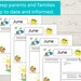 June Daycare Newsletter Template/ Preschool Newsletter Template/ June ...