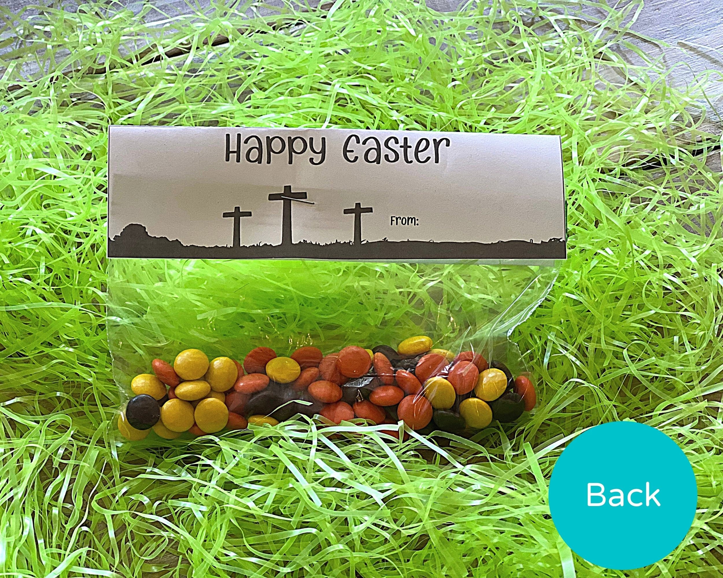 Christian Easter Printable Bag Topper/ Easter Printable Bag Tag/ "jesus ...