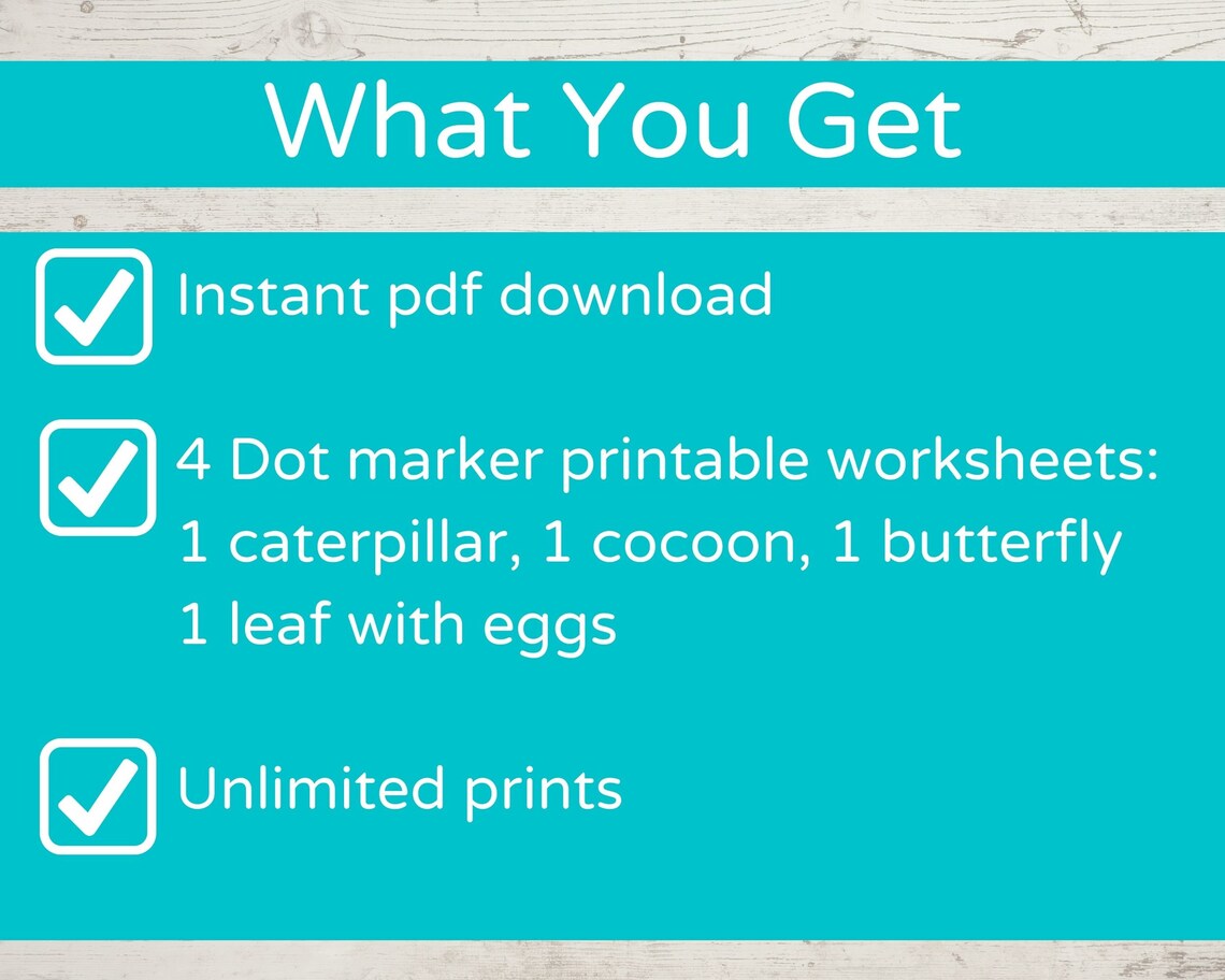 Butterfly Unit Dot Marker Printables/ Do a Dot Printable/ Butterfly ...
