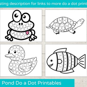 Bees and Flowers Dot Marker Printables/ Do a Dot Printable/ Toddler ...