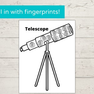 Space Theme Dot Marker Printables/ Do a Dot Printable/ Toddler Activity ...