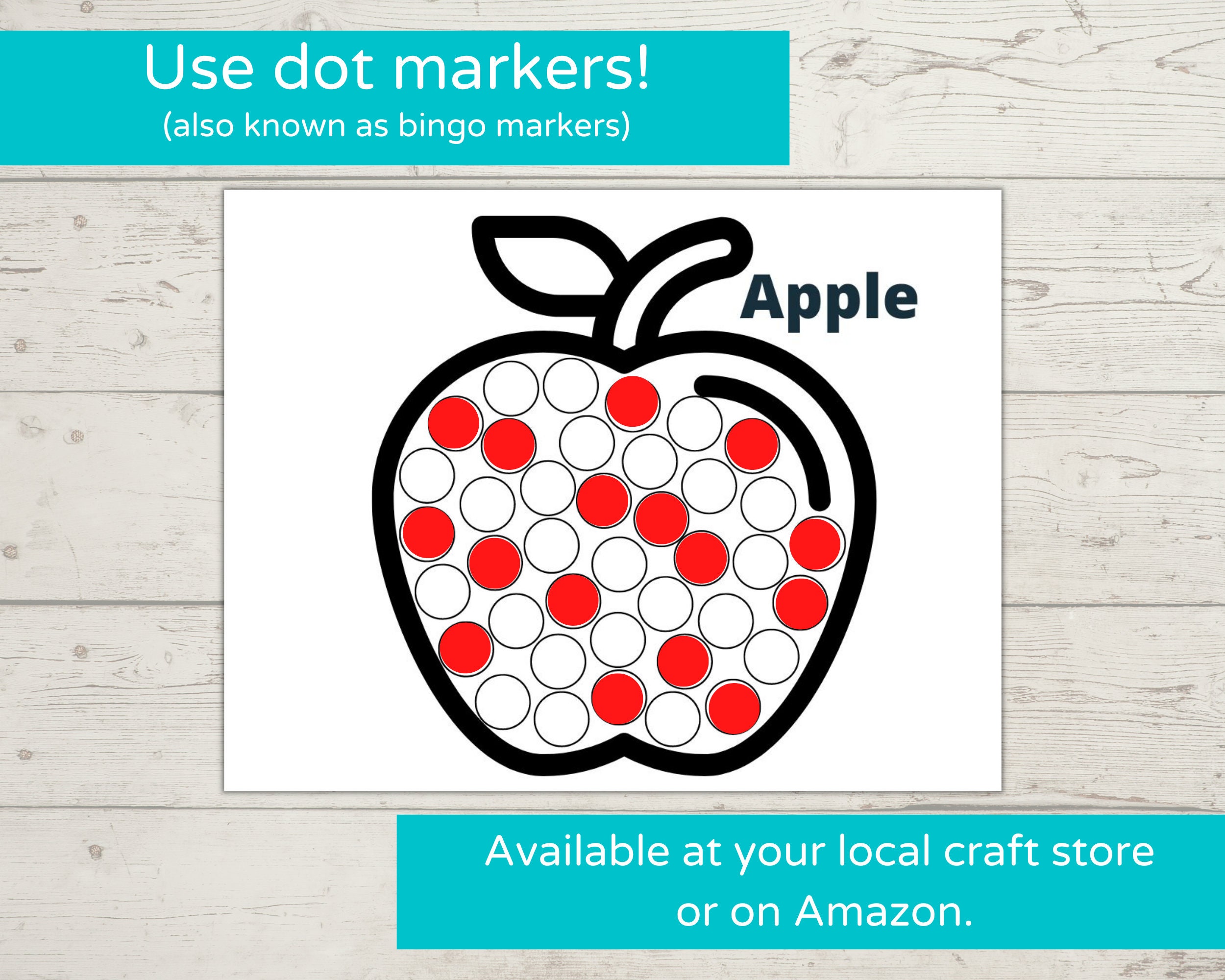 Fall Dot Marker Printables/ Do a Dot Printable/ Toddler Activity ...