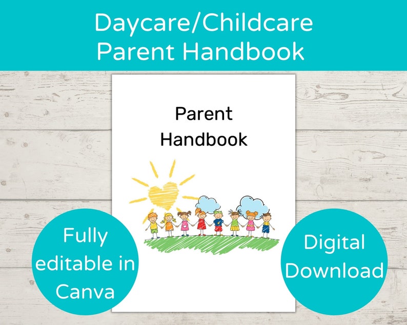 Daycare Parent Handbook/ Childcare Policies and Procedures/ - Etsy