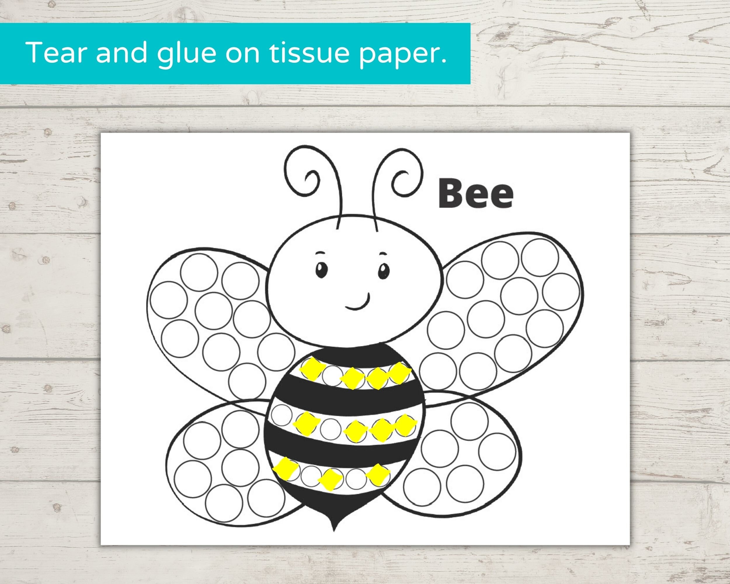 Bees and Flowers Dot Marker Printables/ Do a Dot Printable/ Toddler ...