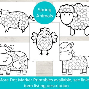 Butterfly Unit Dot Marker Printables/ Do a Dot Printable/ Butterfly ...