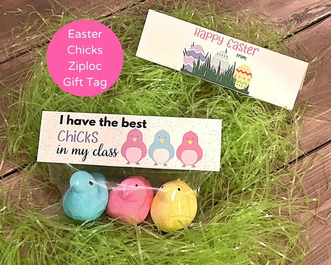 Easter Printable Bag Topper/ Classroom Printable Bag Topper/ Easter ...
