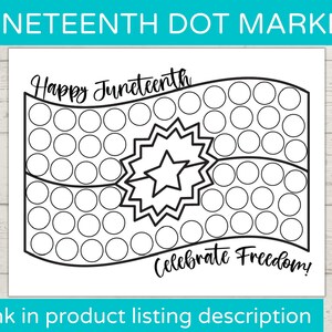 Juneteenth Toddler Handprint Art/ Juneteenth Printable Flag Craft ...