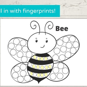 Bug Dot Marker Printables/ Do a Dot Printable/ Toddler Activity/ Bug ...