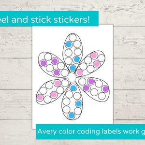 Bees and Flowers Dot Marker Printables/ Do a Dot Printable/ Toddler ...