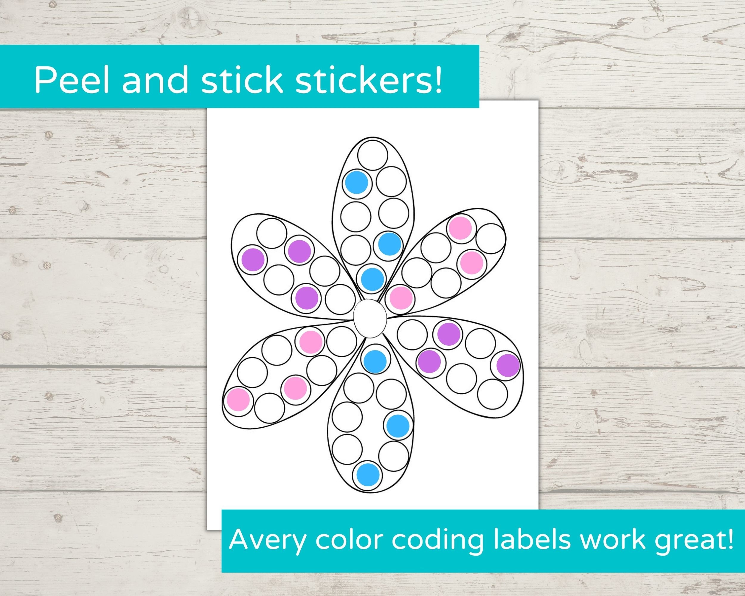 Bees and Flowers Dot Marker Printables/ Do a Dot Printable/ Toddler ...