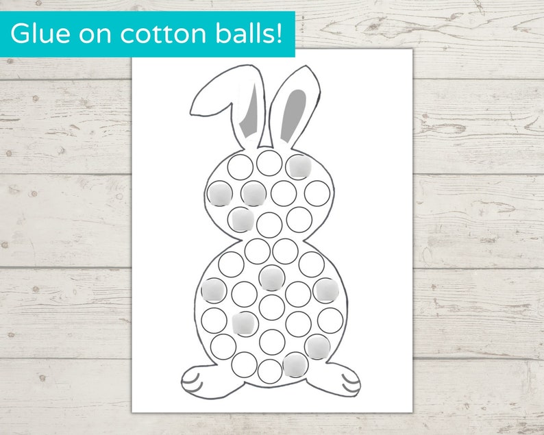 Easter Dot Marker Printables/ Do a Dot Printable/ Easter Activity ...