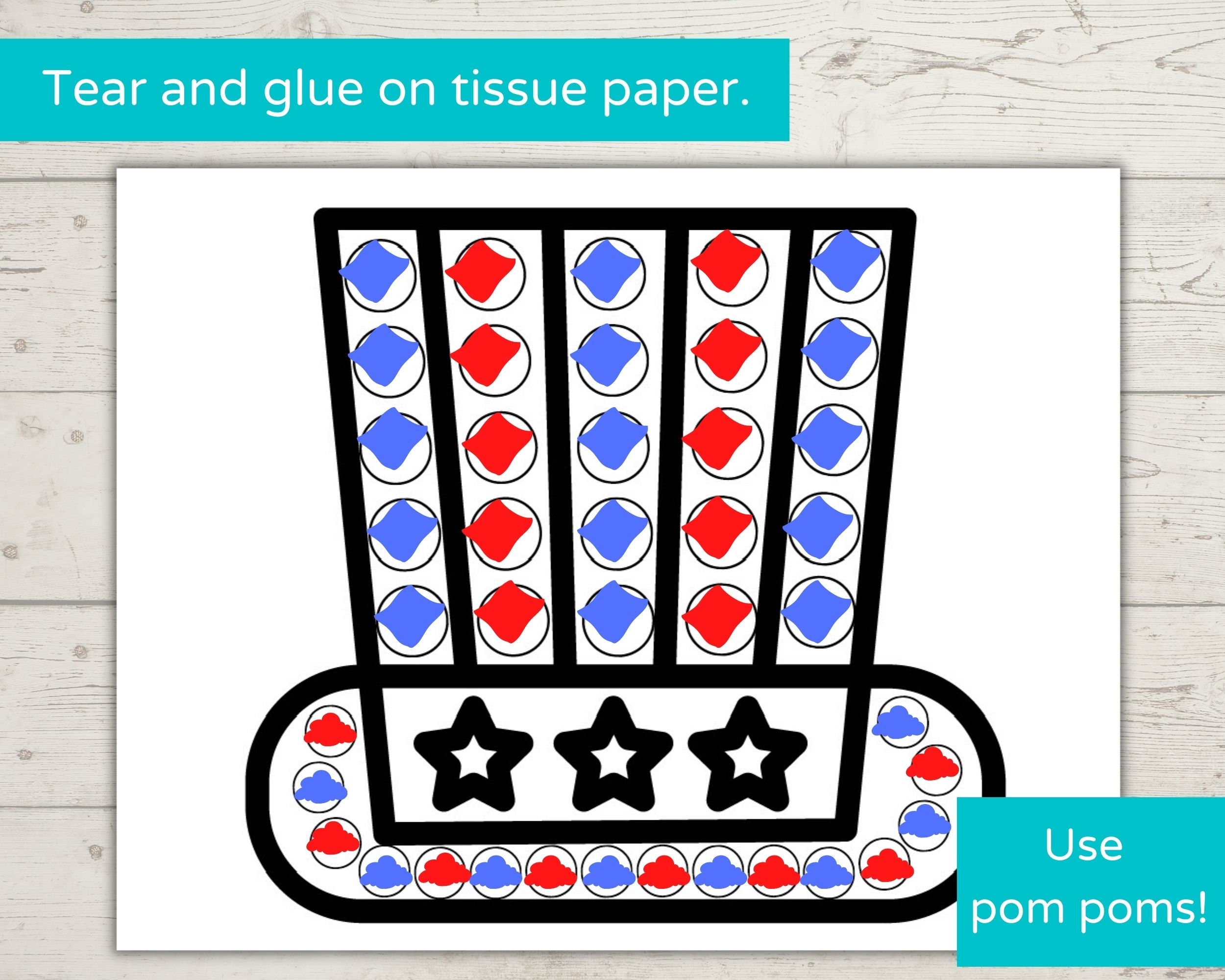 Fourth of July Dot Marker Printables/ Fourth of July Craft ...