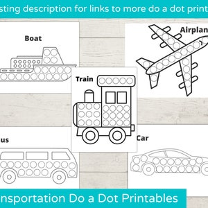 Beach Theme Dot Marker Printables/ Do a Dot Printable/ Toddler Activity ...