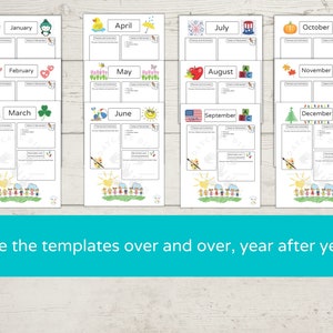Preschool Newsletter Templates/ Daycare Newsletter Templates/ Editable ...
