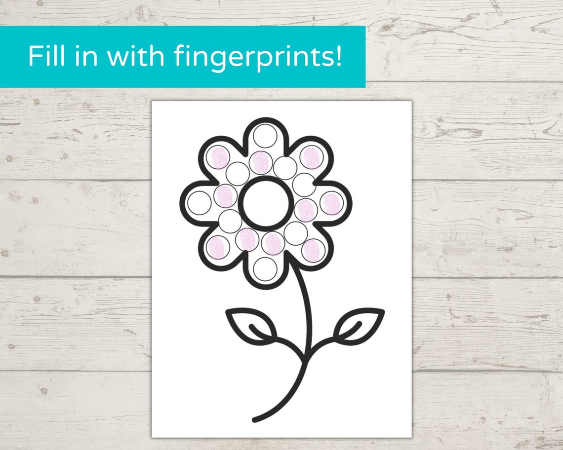 Bees and Flowers Dot Marker Printables/ Do a Dot Printable/ Toddler ...