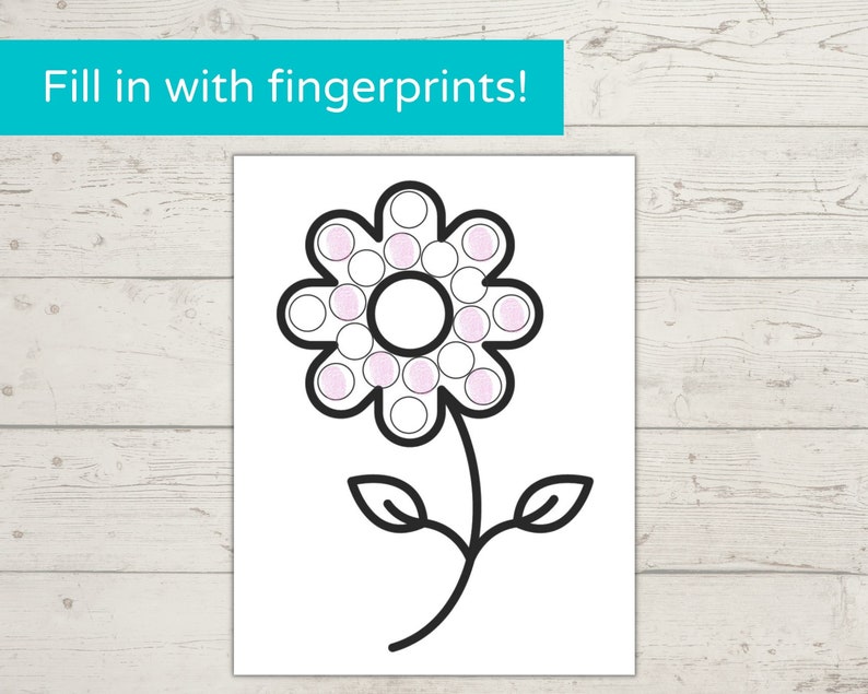 Bees and Flowers Dot Marker Printables/ Do a Dot Printable/ Toddler ...
