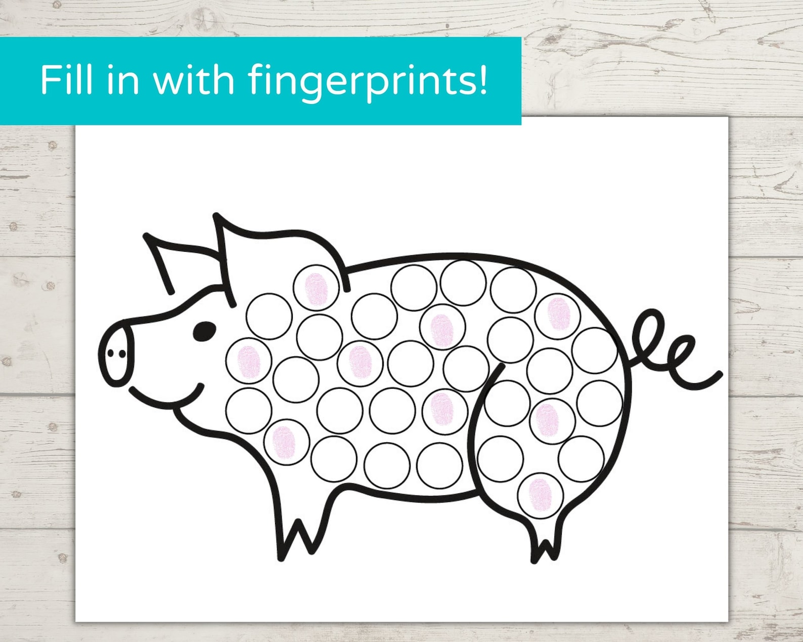 Spring Animals Dot Marker Printables/ Do a Dot Printable/ Baby Animals ...