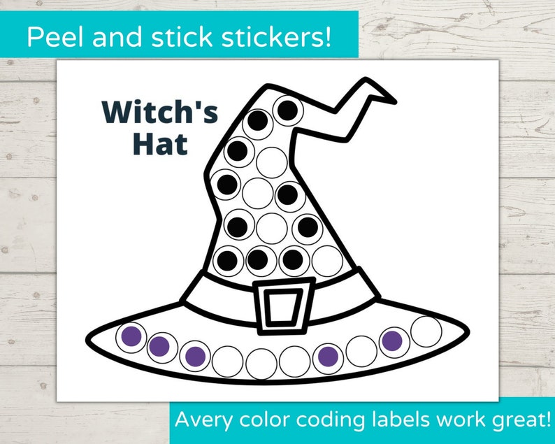 Halloween Dot Marker Printables/ Do a Dot Printable/ Toddler Activity ...