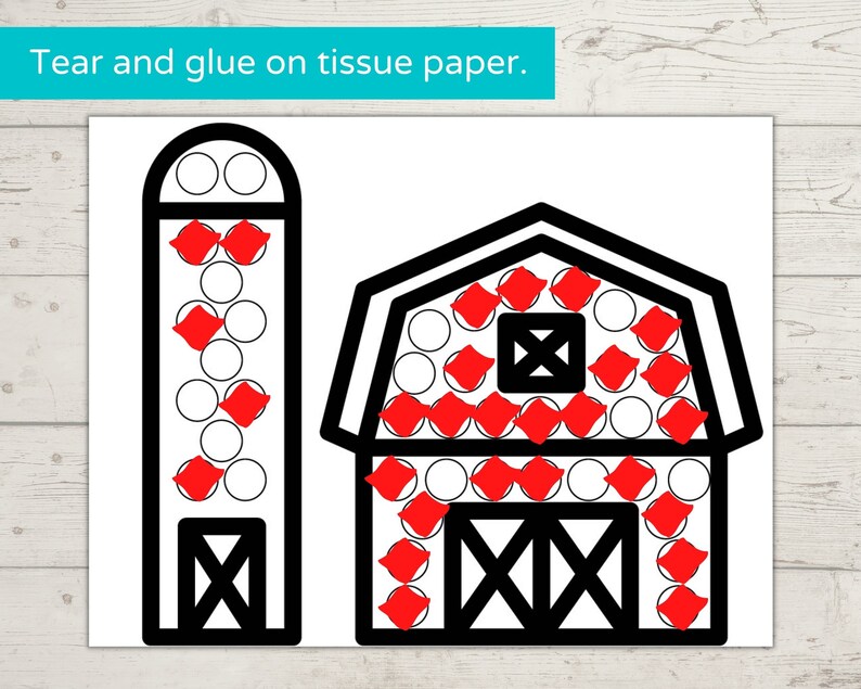 Farm Dot Marker Printables/ Do a Dot Printable/ Farm Toddler Activity ...