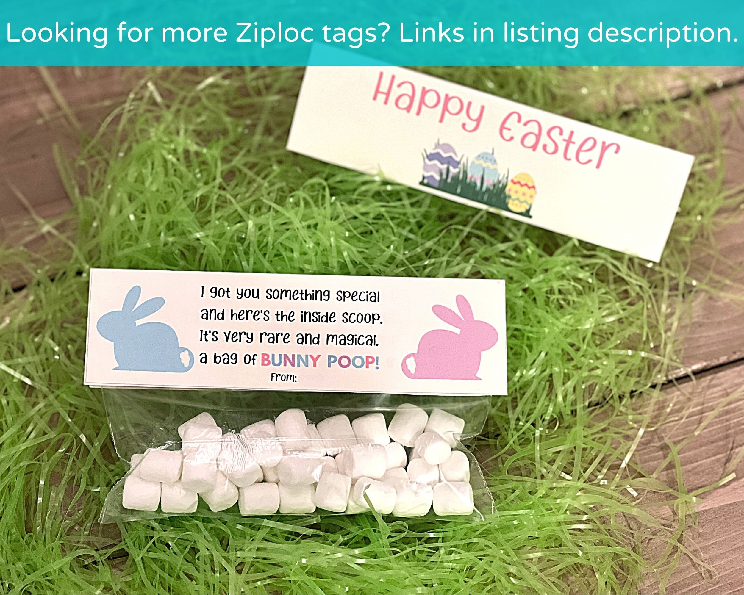 Easter Printable Bag Topper/ Classroom Printable Bag Topper/ Easter ...