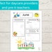 June Daycare Newsletter Template/ Preschool Newsletter Template/ June ...