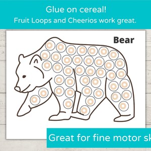 Camping Theme Dot Marker Printables/ Do a Dot Printable/ Toddler ...