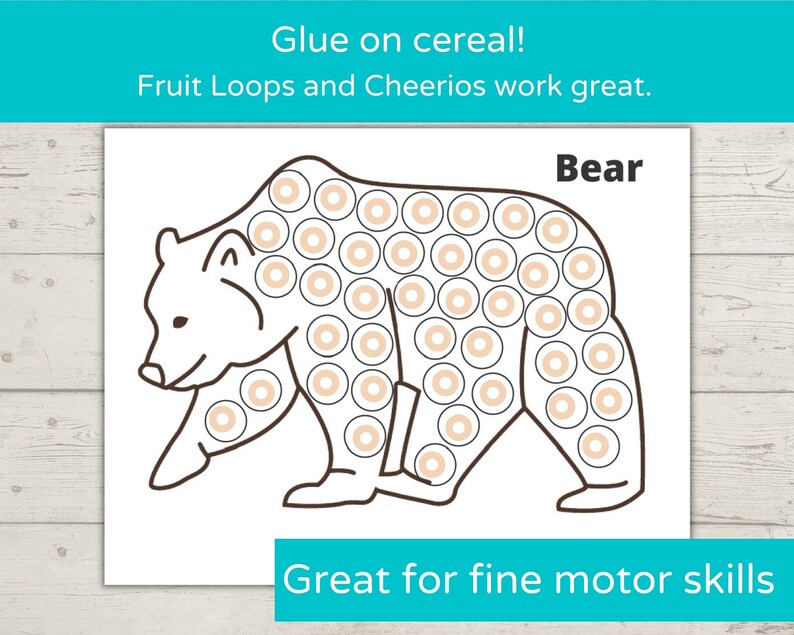 Camping Theme Dot Marker Printables/ Do a Dot Printable/ Toddler ...