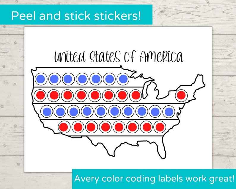 Fourth of July Dot Marker Printables/ Fourth of July Craft ...