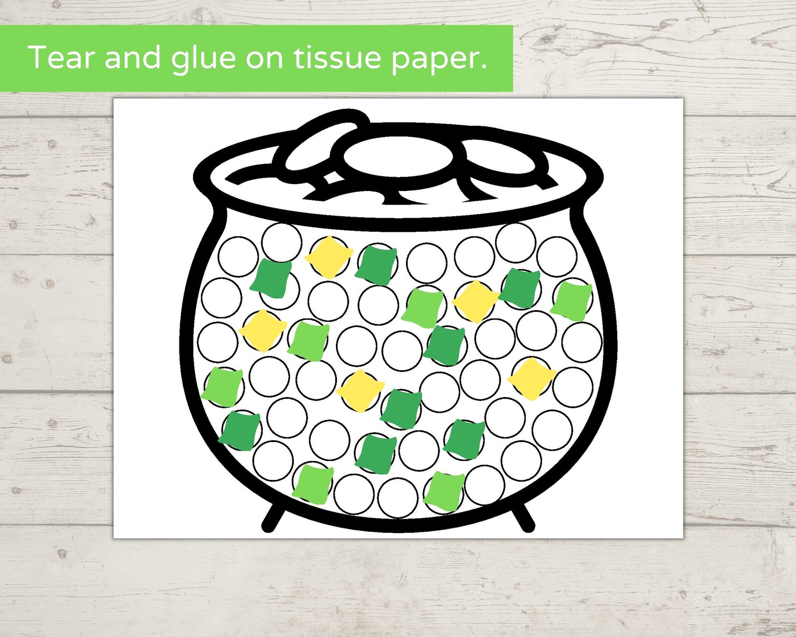 St Patrick's Day Dot Marker Printable/ Do a Dot Printable/ St Patrick's ...