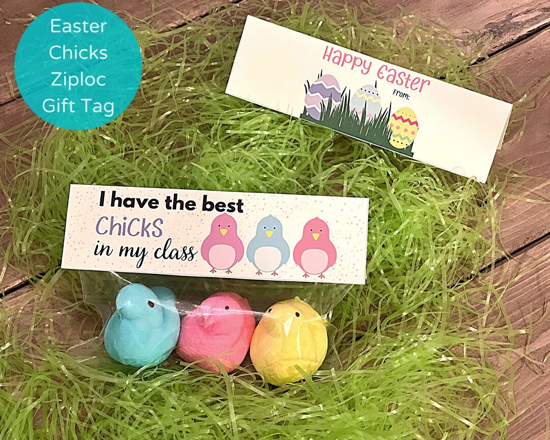 Easter Printable Bag Topper/ Classroom Printable Bag Topper/ Easter ...